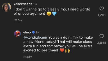 The Power of Checking In: Elmo’s viral post encourages students to use ...